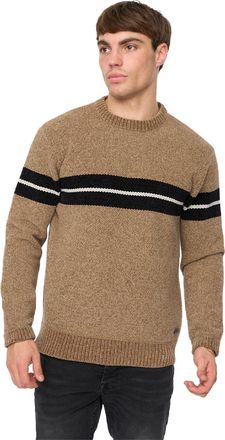 Crosshatch Roundall Pullover f&uuml;r Herren, Jerseyware, Chenille (Blaugr&uuml;n)