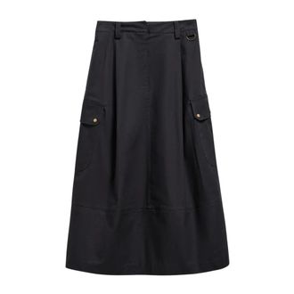 Barbour Carly Midi Rock - - Skirts - Damen - Schwarzk - L
