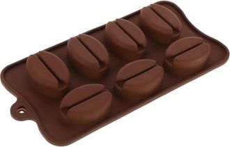 Cabilock Moule Silicone Caf&eacute; Grains Pour Chocolat Et Gla&ccedil;ons Moule Multisupport Pour G&acirc;teaux Bonbons Et Pudding Flexible Et Antiadh&eacute;sif