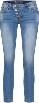 Buena Vista Damen Jeans MALIBU 7/8 COZY DENIM Slim Fit