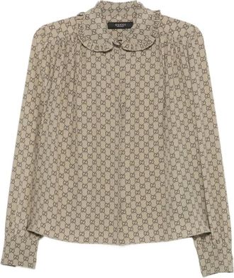 Gucci Damen, Blusen & Hemden, Beige, XSGr&ouml;&szlig;e