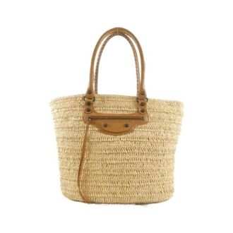 Balenciaga Pre-owned Le City Basket Medium Raffia Lamb Bag - - Pre-owned - Damen - Beige - ONE SIZE