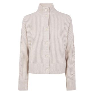 Max Mara Stylischer Cardigan f&uuml;r Frauen - - Knitwear - Damen - Beige - XS