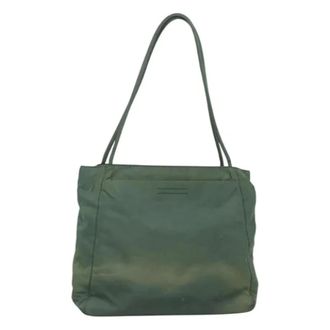 Prada Pre-owned Nylon sacs-prada - Femme - Pre-owned - Vert - Taille: ONE Size