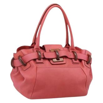 Ferragamo Pre-owned Leather Shoulder Bag - - Pre-owned - Damen - Rot - ONE SIZE