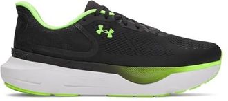 Under Armour Hommes Infinite Pro 2 Chaussure De Running sans Stabilisateurs Chaussures De Running Black/Hyper Green/Hyper Green - Noir 42,5