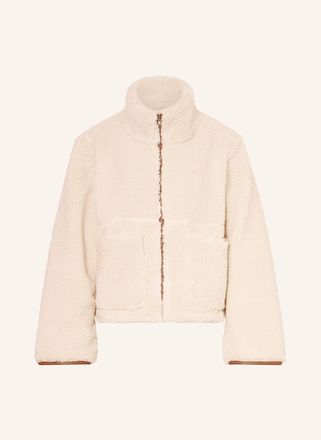 Neo Noir Neo Noir Teddyfell-Jacke Effa weiss