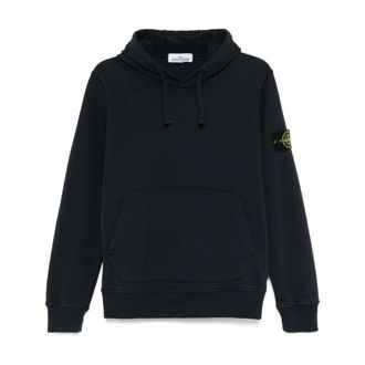 Stone Island Hoodie - - Sweatshirts & Hoodies - Herren - Blau - S
