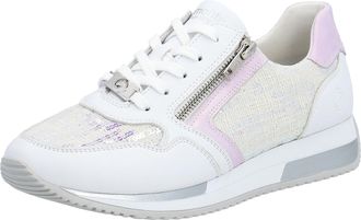 Remonte Damen D0H12 Sneaker, Weiss/Offwhite/Flieder / 80, 40 EU