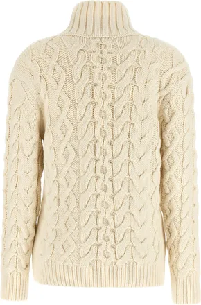 Stella McCartney Womens White Virgin Wool Cardigan Clothing