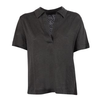 Majestic Filatures Polo manica corta - - Tops - Damen - Grau - XL