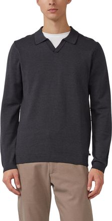 s.Oliver Fein gestreifter Pullover mit Polokragen und abgesetzten B&uuml;ndchen