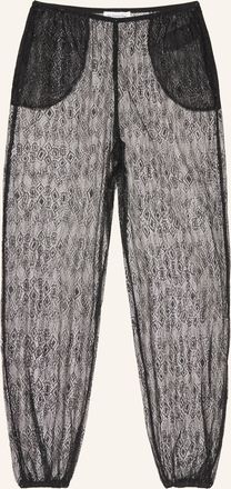 Frankie Shop Spitzenhose Orissa schwarz