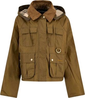 Barbour Femme, Sport, Beige, Taille: 38 FR Liza Waxed Jacket