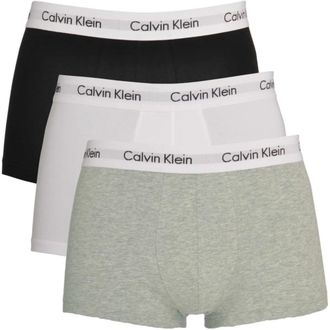 Calvin Klein Homme, Sous-vêtements, Multicolore, Taille: L Boxers Noirs avec Ceinture Élastique 3-Pack