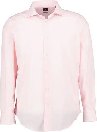 Boggi Milano Herren Hemd rosa gestreift