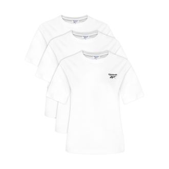 Reebok T-Shirt-Set RK25194CCW Wei&szlig; Regular Fit