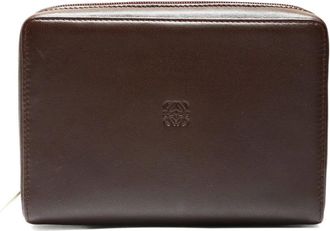 Loewe portefeuille à détail de logo (années 1990-2000) - Marron