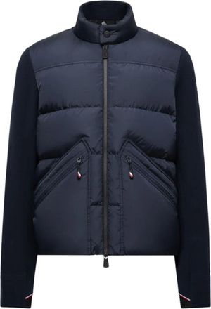 Moncler Homme, Vestes, Bleu, Taille: L Padded Cardigan