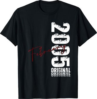 Generic 21. Geburtstag Februar 2005 Klassischer Jahrgang T-Shirt