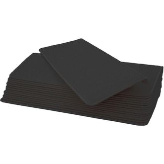 Hhg jamais utilis&eacute;] Lot de 15 tapis pour marches &eacute;scalier 585, protection descalier, 65x25cm, rectangulaire, noir-anthracite