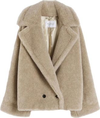 Max Mara Femme, Vestes, Beige, Taille: 38 FR 006 Sablee Chiaro Jacket