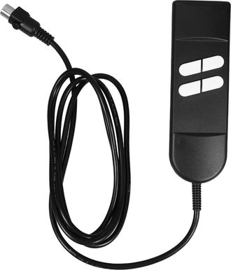 Garneck Elektrische Tasten Fernbedienung mit Pin Gerade Stecker für Lift Sessel Verstellbar Ersatz Handsteuerung für Elektrischen Sofa Liegestuhl mit Langem K