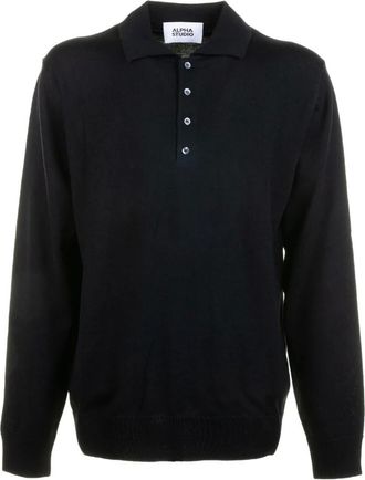 Alpha Industries Homme, Tops, Noir, Taille: M 1002 Polo