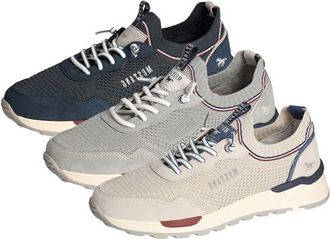 Mustang Jeans Baskets Mode Homme 4186-308, Pointure:44 EU, La Couleur:Bleu