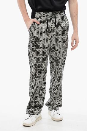 Balmain Jogginghose aus Double-Jersey mit Monogramm-Motiv Balmain