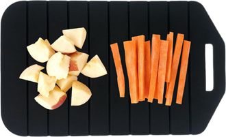 Generico Tragbare Silikonplatte f&uuml;r den Freien: faltbares Schneidebrett, multifunktionale K&uuml;chenschneidematte, Zubereitungstablett, platzsparende Lebensmittelz