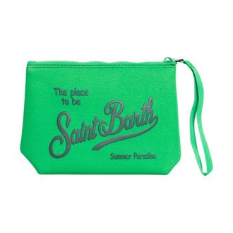 MC2 Saint Barth Aline Scuba Classic Pochette - - Bags - Herren - Gr&uuml;n - ONE SIZE