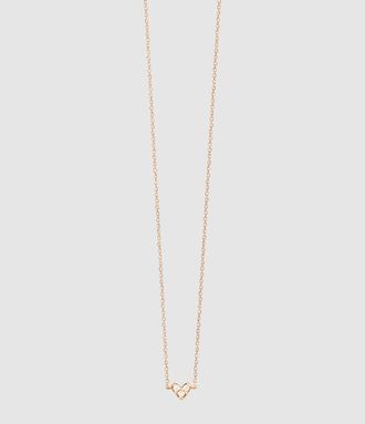 Vanrycke Angie Collier Or Rose Pav&eacute; Diamants