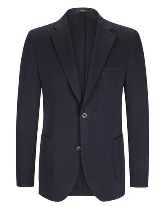 Windsor Ungef&uuml;ttertes Jersey-Sakko aus einem Baumwoll-Mix, Shaped Fit in