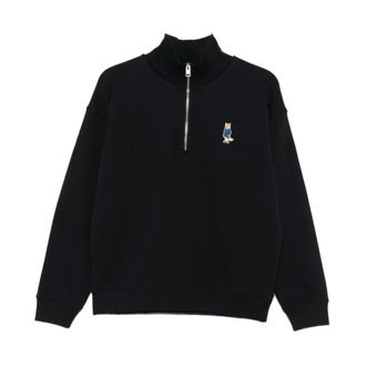 Maison Kitsuné Damen, Sweatshirts & Hoodies, Schwarzk, MGröße