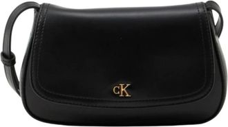 Calvin Klein Femme, Sacs, Noir, Taille: ONE Size Sac bandouli&egrave;re compact