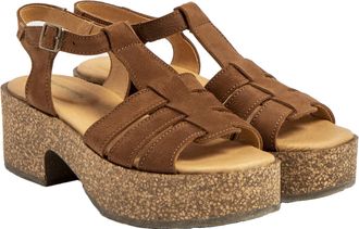 El Naturalista Damen N5890 Arbequina Sandale mit Absatz, Holz, 41 EU