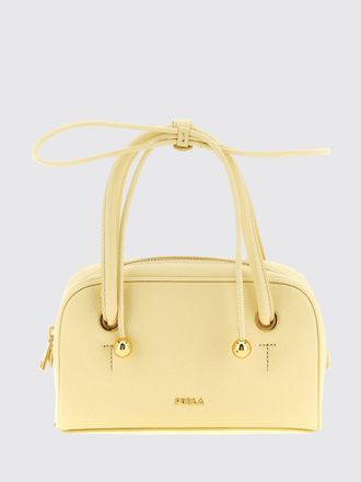 Furla Mini sac &agrave; main Poppy en cuir pleine fleur avec double anse et bandouli&egrave;re