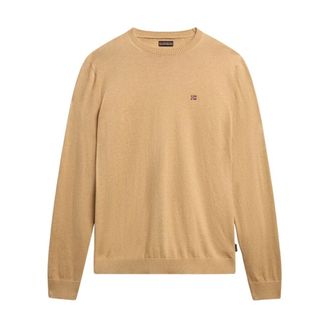 Napapijri Homme, Sweatshirts et sweats &agrave; capuche, Brun, Taille: 2XL Pull ras du cou Decatur