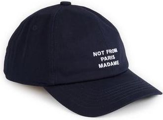 Dr&ocirc;le de Monsieur Casquette Slogan brod&eacute;e