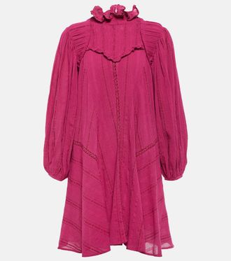 Isabel Marant Minikleid Isma aus einem Baumwollgemisch