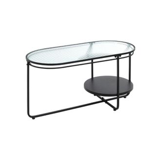 Paris Prix Table Basse Design Ondulé 90cm Noir