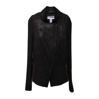 Joseph Ribkoff Tissue Jacke in Wildlederoptik - - Jackets - Damen - Schwarzk - M