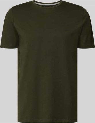 Fynch-Hatton T-Shirt mit Rundhalsausschnitt und Label-Stitching
