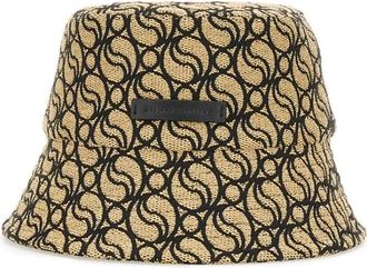 Stella McCartney Stella McCartney Caps & Mützen - Bucket Hat With Logo - Gr. 57 - in Beige - für Damen