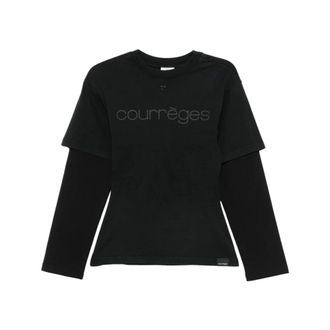 Courr&egrave;ges Damen, Oberteile, Grau, XSGr&ouml;&szlig;e
