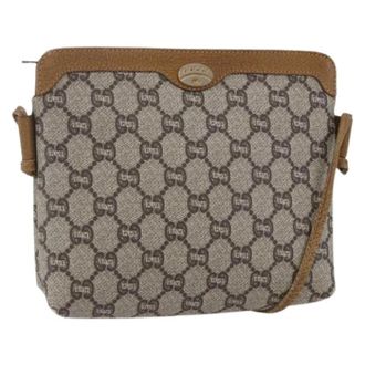 Gucci Sac bandouli&egrave;re en plastique doccasion - Femme - Pre-owned - Beige - Taille: ONE Size