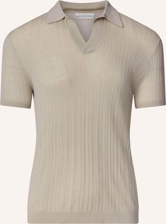 Kiefermann Kiefermann Strick-Poloshirt Bortiso Aus Merino beige