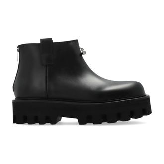 Alexander McQueen Leder Plateauschuhe - - Shoes - Damen - Schwarzk - 39 1/2 EU
