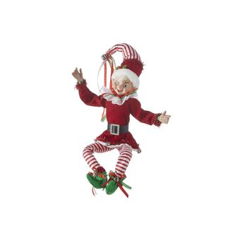 Raz Imports Inc. Country Kitchmas 40,6 cm bewegliche Elfenfigur